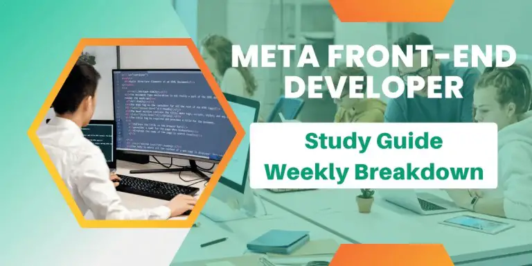 Full Weekly Breakdown Coursera Meta Front End Developer